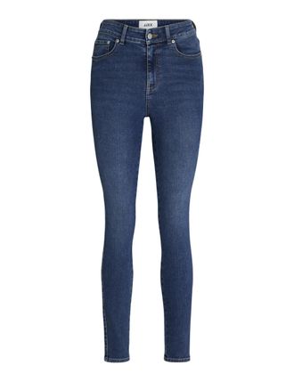 Jack & Jones Damen JXVIENNA Skinny MW S1140 DNM NOOS Jeans, Dark Blue Denim, XXS / 34L