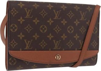 Louis Vuitton Sac bandouli&egrave;re en toile monogramme pr&eacute;-appr&eacute;ci&eacute; - Femme - Pre-owned - Brun - Taille: ONE Size