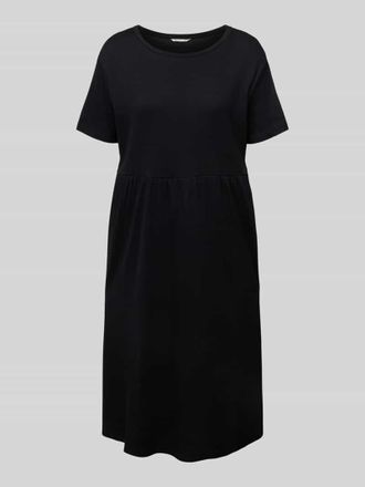 Tom Tailor Denim Loose Fit knielanges Kleid aus Baumwoll-Mix