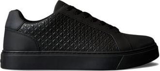 Calvin Klein Baskets &agrave; logo en cuir m&eacute;lang&eacute;