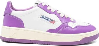 Autry Femme, Chaussures, Violet, Taille: 40 EU Baskets Perfor&eacute;es &agrave; Lacets