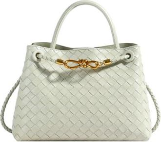 Generic Sacs &agrave; main en cuir souple pour femme, sacs &agrave; bandouli&egrave;re &agrave; la mode, sacs &agrave; bandouli&egrave;re tiss&eacute;s avec poign&eacute;e sup&eacute;rieure, Vert, 1