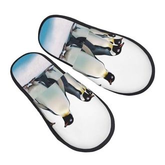 Generic Pantoufle Maison Pingouins Chaussons Maison Antid&eacute;rapantes Hiver Chaussures Chaudes Doux Hiver Pantoufles Pour Chambre H&ocirc;tels Salon L