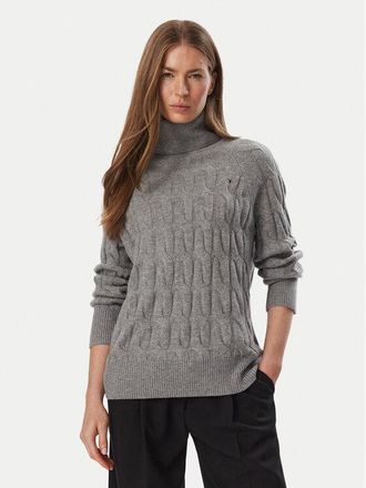 Tommy Hilfiger Rollkragenpullover WW0WW46791 Dunkelgrau Regular Fit