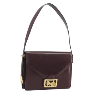 Celine Sac bandouli&egrave;re vintage Pre-owned - Femme - Pre-owned - Brun - Taille: ONE Size