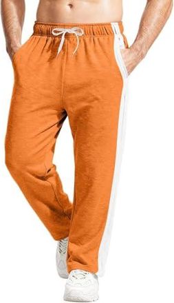 Generic Pantalon de jogging long pour homme - Jambes longues et larges - Pantalon de sport - Pantalon de surv&ecirc;tement - Pantalon de jogging - Pantalon de surv&ecirc;