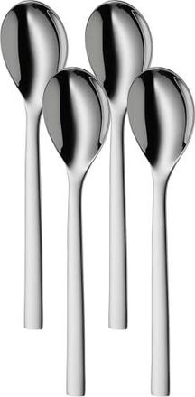 WMF Atria Menülöffel 20,9 cm, Cromargan Edelstahl poliert, Esslöffel,Suppenlöffel, spülmaschinenfest (Packung mit 4)