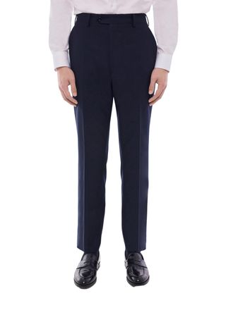 Fursac Pantalon de costume ajust&eacute; en laine - Taille 37 - Homme