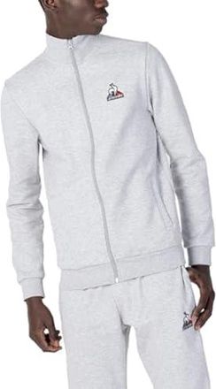 Le Coq Sportif ESS FZ Sweat N°4 M Gris chiné Clair