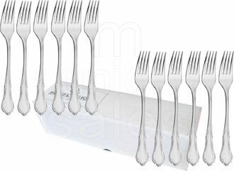 Picard & Wielp&uuml;tz 12 Dessert Vorspeisengabeln, der Serie Palazzo von Picard & Wielp&uuml;tz