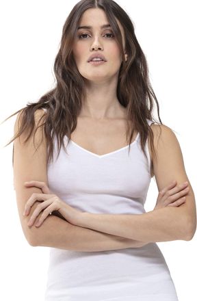 Mey Tagw&auml;sche Serie Noblesse Damen Tops breiter Tr&auml;ger Weiss XXL(46)