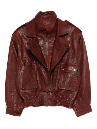 Isabel Marant veste Aneli &agrave; poche zipp&eacute;e - Rouge