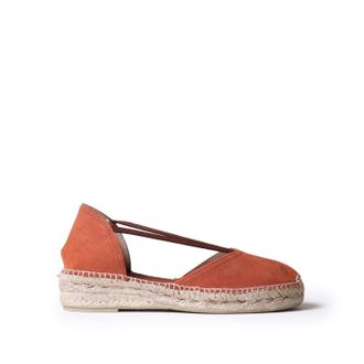 Toni Pons Wildleder-Espadrille für Damen - ERLA - Brandy, 40 EU