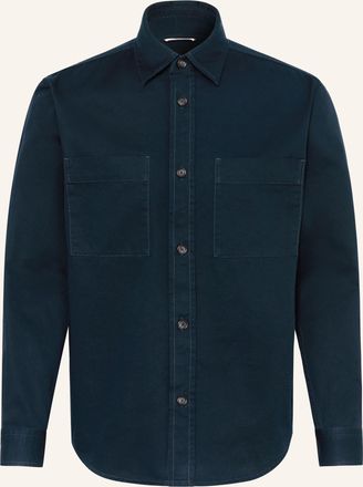 HUGO BOSS Overshirt Owen blau