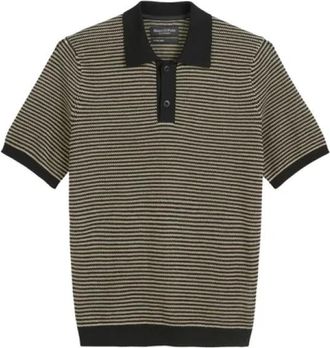 Marc O'Polo Strick Poloshirt - - Tops - Herren - Schwarzk - 2XL