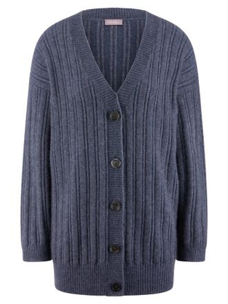 include Strickjacke Kaschmir include blau