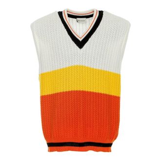 Dr&ocirc;le de Monsieur V-Ausschnitt Strickware - - Knitwear - Herren - Mehrfarbig - XL