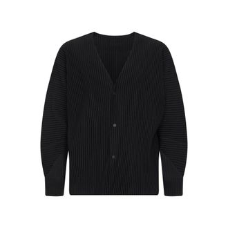 Issey Miyake Herren, Strickwaren, Schwarzk, MGr&ouml;&szlig;e