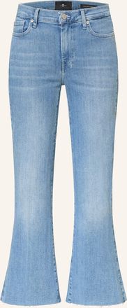 7 For All Mankind Jeans Cropped Dojo blau