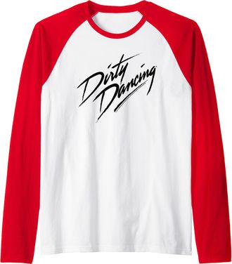 Dirty Dancing Movie Schwarzes Textlogo Raglan
