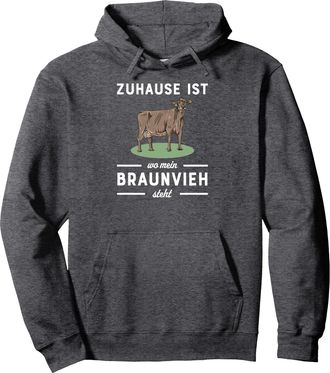 Brand Braunvieh Rind I Schweiz Rinderzucht f&uuml;r Rinderhalter Pullover Hoodie