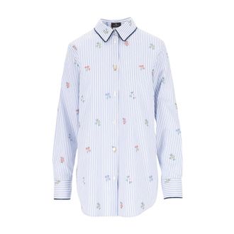 Etro Femme, Blouses et Chemises, Multicolore, Taille: 40 FR Chemise en jacquard de coton ray&eacute;