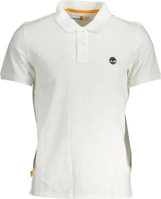 Timberland Homme, Tops, Blanc, Taille: 2XL Polo Classique Manches Courtes