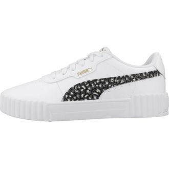 Puma Puma, Femme, Chaussures, Blanc, Taille: 35 1/2 EU Baskets à Imprimé Animal pour Juniors