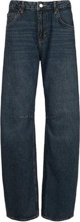 Topshop Jean barrel en denim de coton