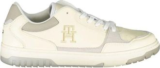Tommy Hilfiger Homme, Chaussures, Beige, Taille: 43 EU Baskets de sport beige avec broderie unique