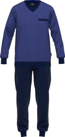 G&ouml;tzburg Herren-Schlafanzug Single-Jersey Marine Gr&ouml;&szlig;e 52