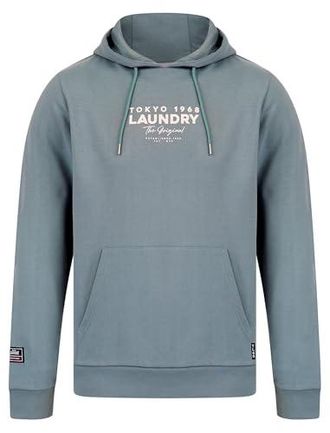 Tokyo Laundry Sweat &agrave; capuche en polaire avec imprim&eacute; graphique &laquo; Kole &raquo; pour homme, gris, XXL