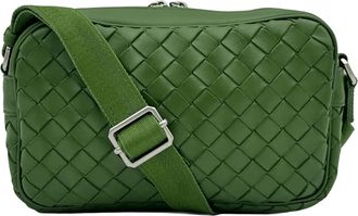 Bottega Veneta Crossbody Bags - Bottega Veneta Classic Camera Bag Small - Green - Gr. unisize - in Gr&uuml;n - f&uuml;r Damen