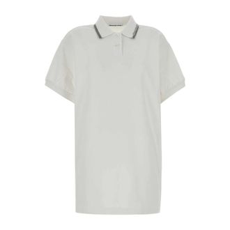 Alexander Wang Relaxed Polo Baumwoll-Minikleid - - Dresses - Damen - Wei&szlig; - S