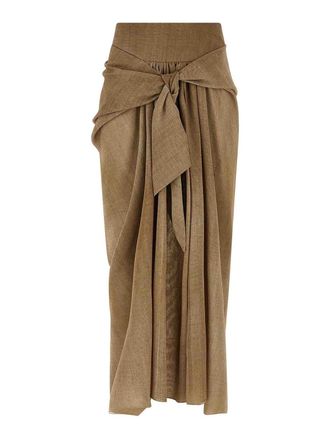 Ermanno Scervino Jupe Longue - Beige