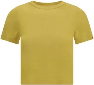 Extreme Cashmere Femme, Tops, Vert, Taille: ONE Size T-Shirt Bicolore en Coton