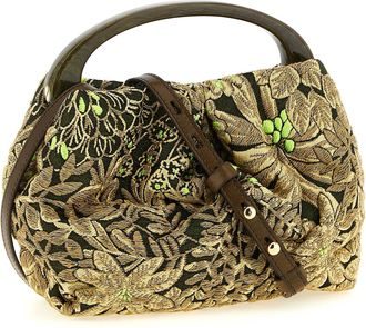 Dries Van Noten Crisp Top Handle Bag - Lime