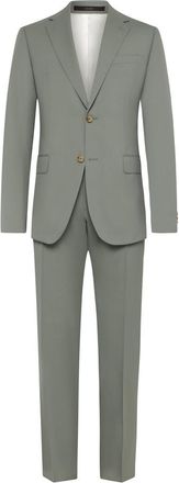 Windsor Einreihiger Anzug aus feiner Schurwolle mit Reverskragen in