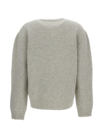 Maison Margiela Hand-Painted Logo Sweater - Beige