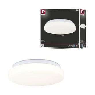 Paulmann 75409 Plafonnier LED Luiana D&eacute;tecteur de mouvement cr&eacute;pusculaire (HF) IP44 3000-5700K 1750lm 230V 16,5W Blanc
