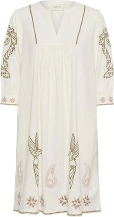 Cream Femme, Robes, Blanc, Taille: 46 FR Robes Courtes