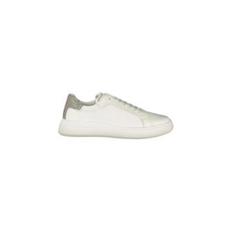 Calvin Klein Wei&szlig;e Polyester-Sportsneaker mit grauen Details - - Shoes - Herren - Wei&szlig; - 44 EU