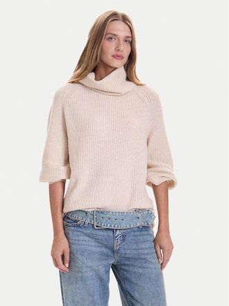 Only Rollkragenpullover Whitney 15353187 Beige Oversize