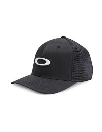 Oakley Ellipse Mesh Hat Capuchon, Noir/Blanc, S/M Mixte