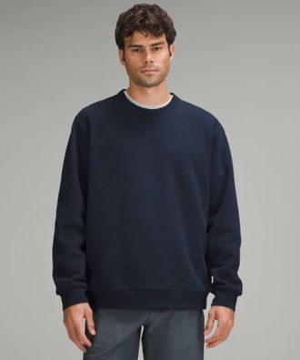 lululemon Sweat col rond Steady State pour Hommes - Bleu - Taille M