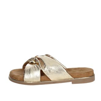 Marco Tozzi Marco Tozzi Damen, Leder, 2-27133-42 Pantolette, Gold, 38 EU