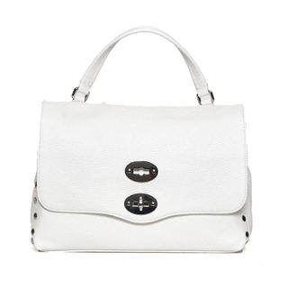 Zanellato Wei&szlig;e Milch Handtasche Postina S T&auml;glich - - Bags - Damen - Wei&szlig; - ONE SIZE