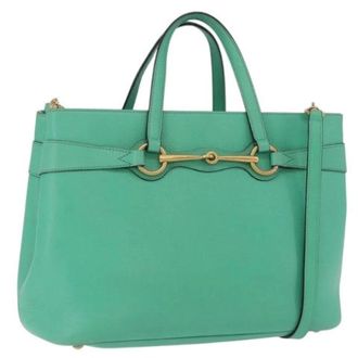Gucci Sac &agrave; main vintage doccasion - Femme - Pre-owned - Vert - Taille: ONE Size