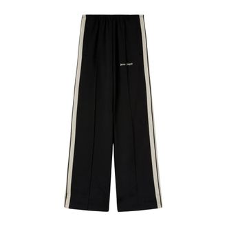 Palm Angels Sportliche Hose mit Seitenstreifen - - Trousers - Damen - Schwarzk - XS