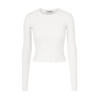 &Eacute;terne Langarmshirt Thermal - - Tops - Damen - Wei&szlig; - XS